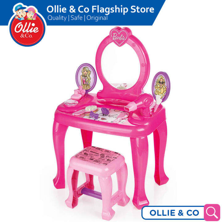 Barbie Vanity Table & Stool Set Pretend Playset | Lazada PH