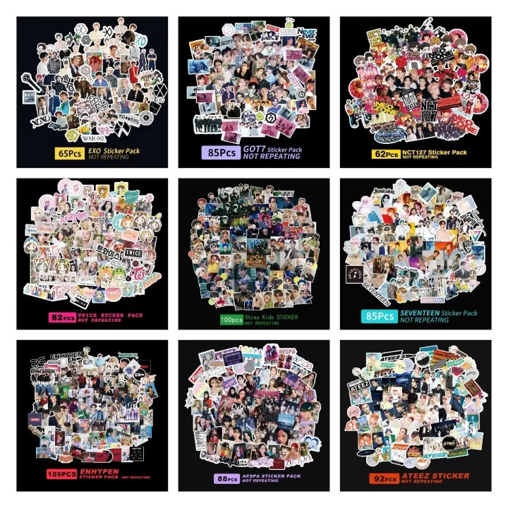 Kpop Stray Kids ATEEZ ITZY TWICE EXO Mamamoo NCT127 Seventeen GOT7 Enhypen AESPA Laptop Cute ...