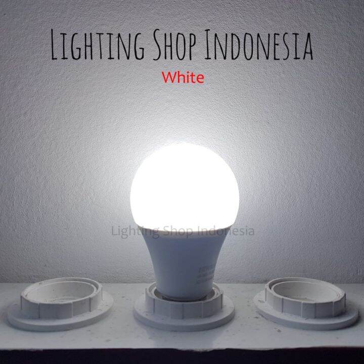 Lampu bohlam led 9watt fiting e27 cahaya putih | Lazada Indonesia