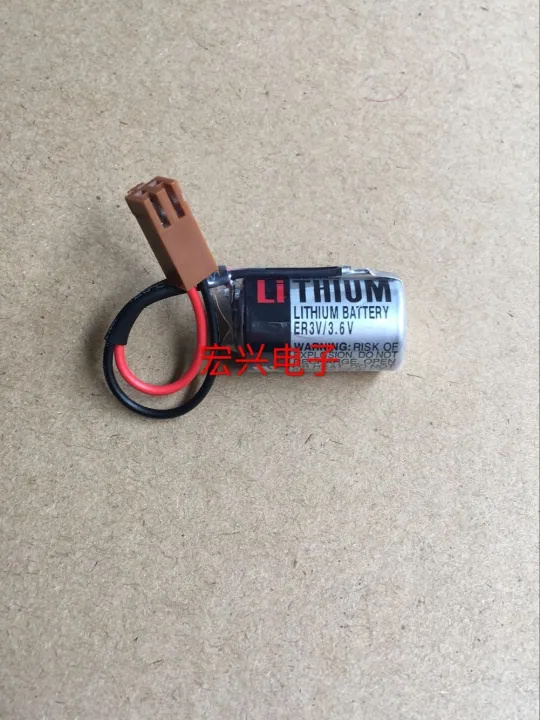 Original/2021 New ๑ Toshiba lithium battery 1battery ER3V/3.6V PLC ...