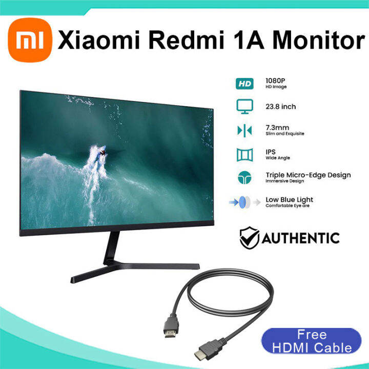 Xiaomi 1A Redmi Monitor 23.8 Inch 1080p HD IPS 75Hz Computer Display ...