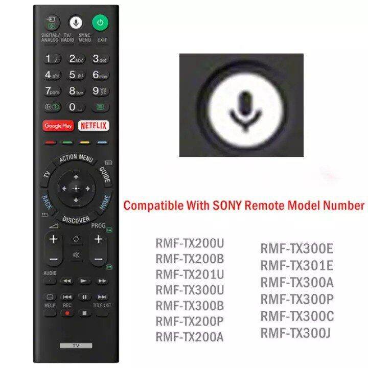 Remote control for smart TV Sony LCD rcf-tx200p rmf-tx200e rmf-tx200a ...