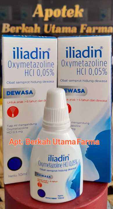 Iliadin Nasal Spray 0,05 Dewasa 10 Ml - Meringankan hidung tersumbat ...