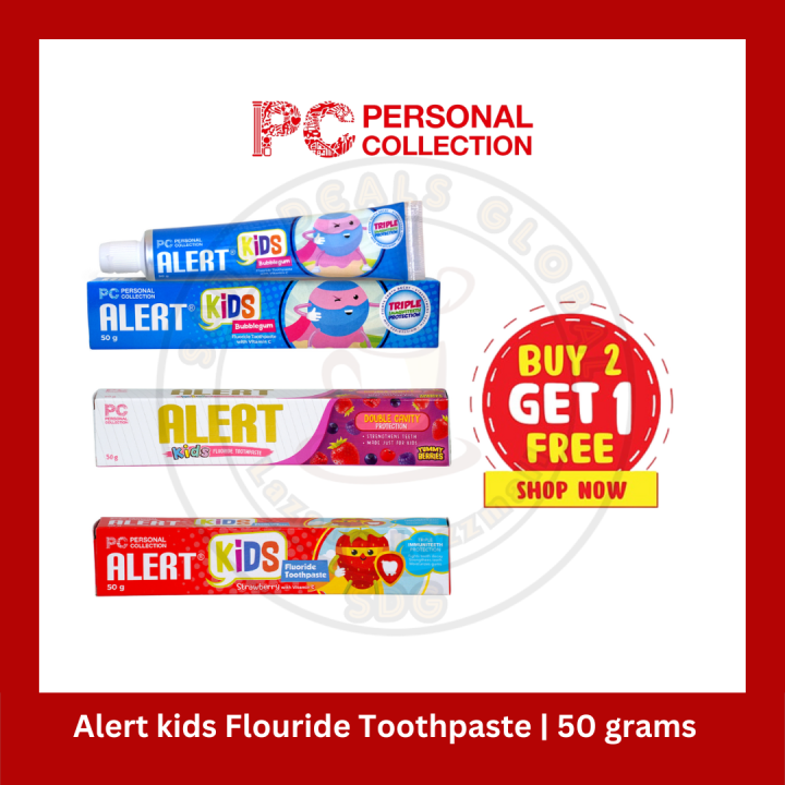 Personal Collection Alert Kids Fluoride Toothpaste 50 grams | Lazada PH