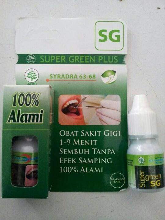 [PROMO] Super Green Plus SG Obat Herbal Sakit Gigi original Supergreen ...