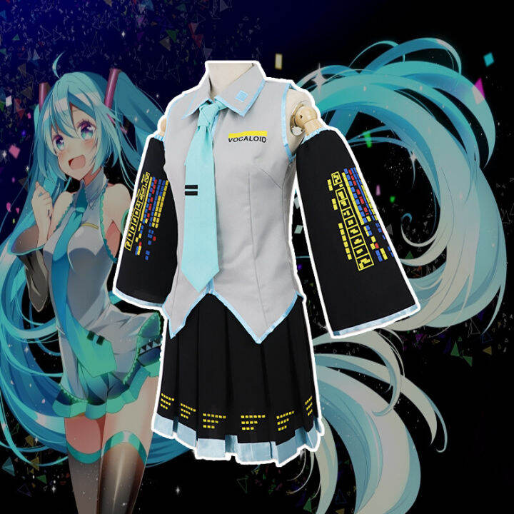 "Spot" Hatsune MIKU Miku formula cos clothing patent leather Hatsune ...