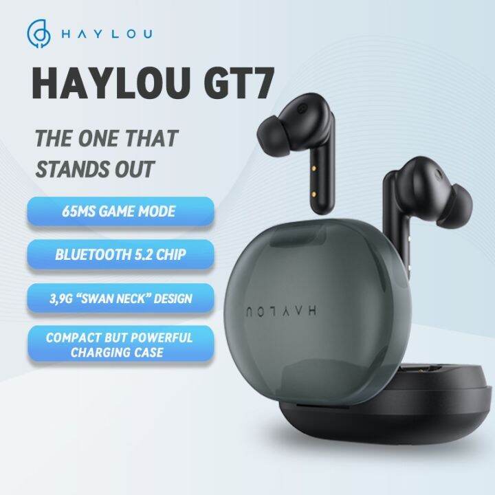 HAYLOU GT7 Wireless Earphones TWS Earbuds Low-latency Game Mode ...