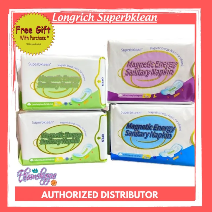 Onhand Longrich Superbklean Napkin and Pantyliner with Negative Ion ...