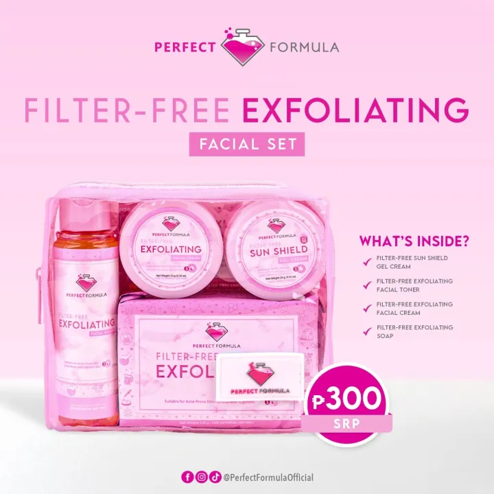PERFECT FORMULA EXFOLIATING FACIAL SET | Lazada PH