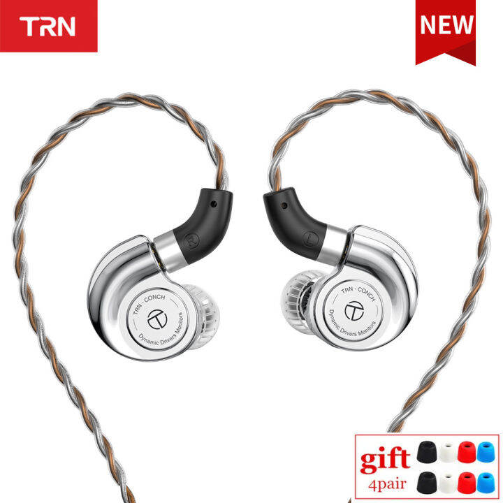 TRN Conch Earphone High-Performance DLC Diamond Diaphragm Dynamic in ...
