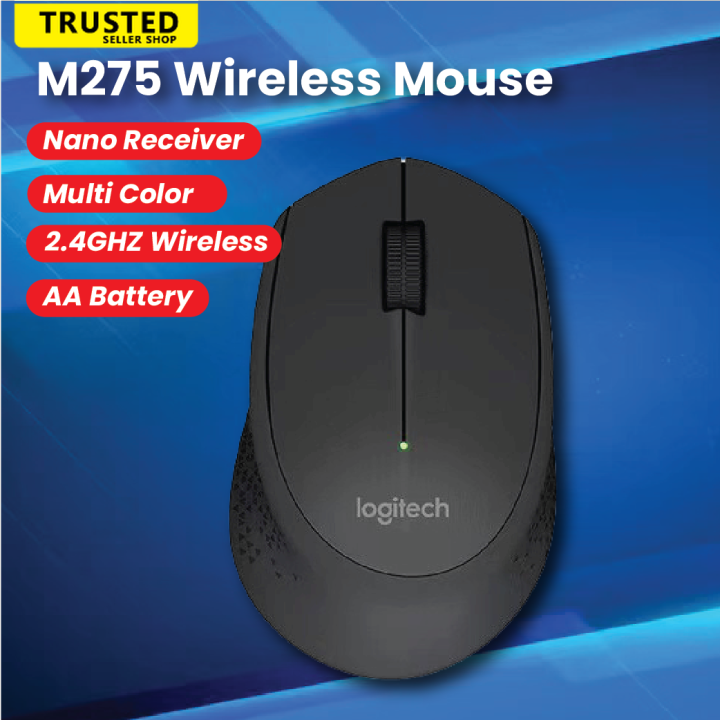 M275 2.4GHz Wireless Mouse 1000dpi USB Wireless Nano Receiver Mice | Lazada
