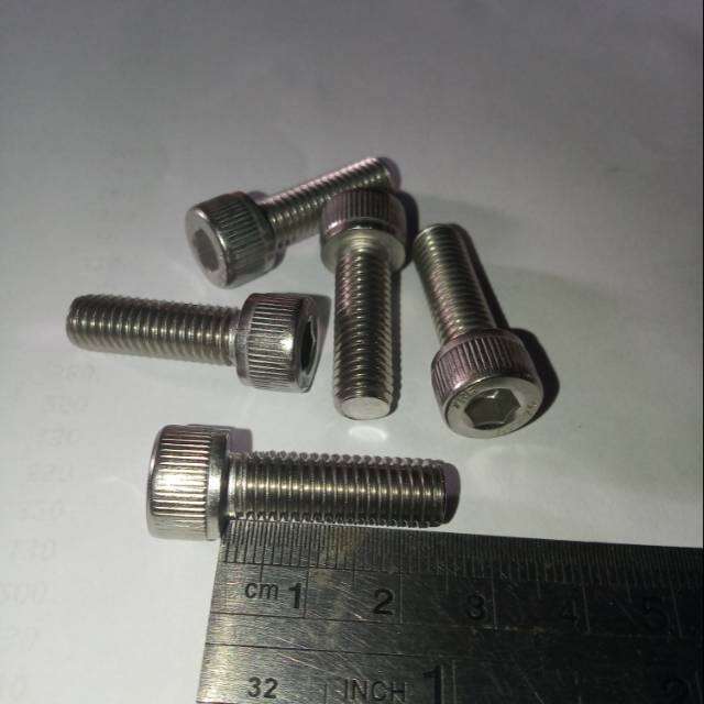 Baut L M8 x 25 (2,5cm)stainless 304 | Lazada Indonesia