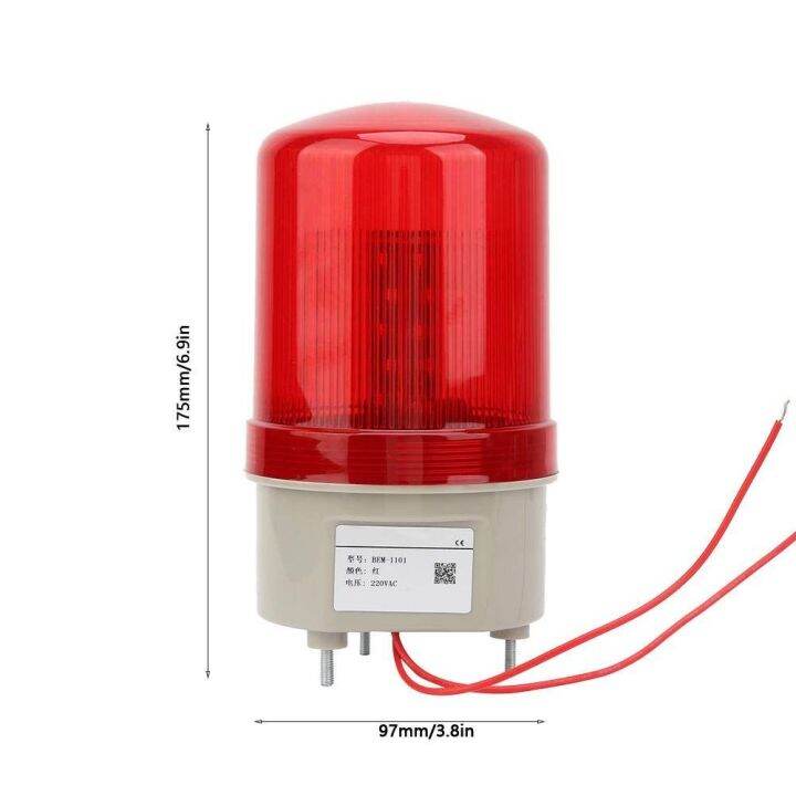blinking warning light 1101J 220V red | Lazada PH