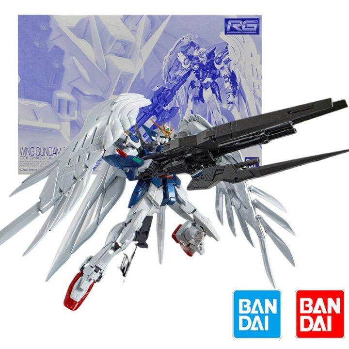 【100% ORIGINAL】Bandai RG 1/144 WING GUNDAM ZERO EW DREI ZWERG TITANUM ...