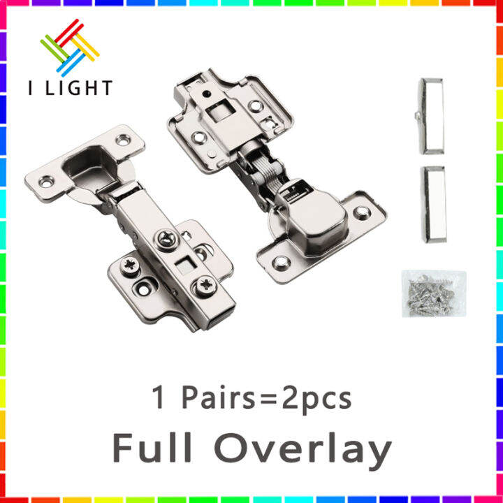 (Per pair, 2pcs) Makapal Na Hydraulic Soft Close and ODR Concealed Hinges（screws included） C1 ...