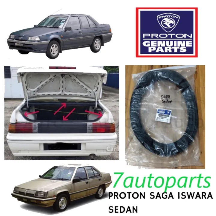 ORIGINAL Proton Saga Iswara Sedan Rear Bonnet Rubber / Rear Boot ...