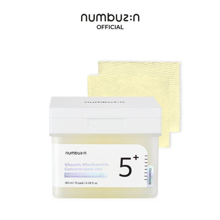 Numbuzin No.5 Vitamin-Niacinamide Concentrated Pad 180ml, 70pads ...