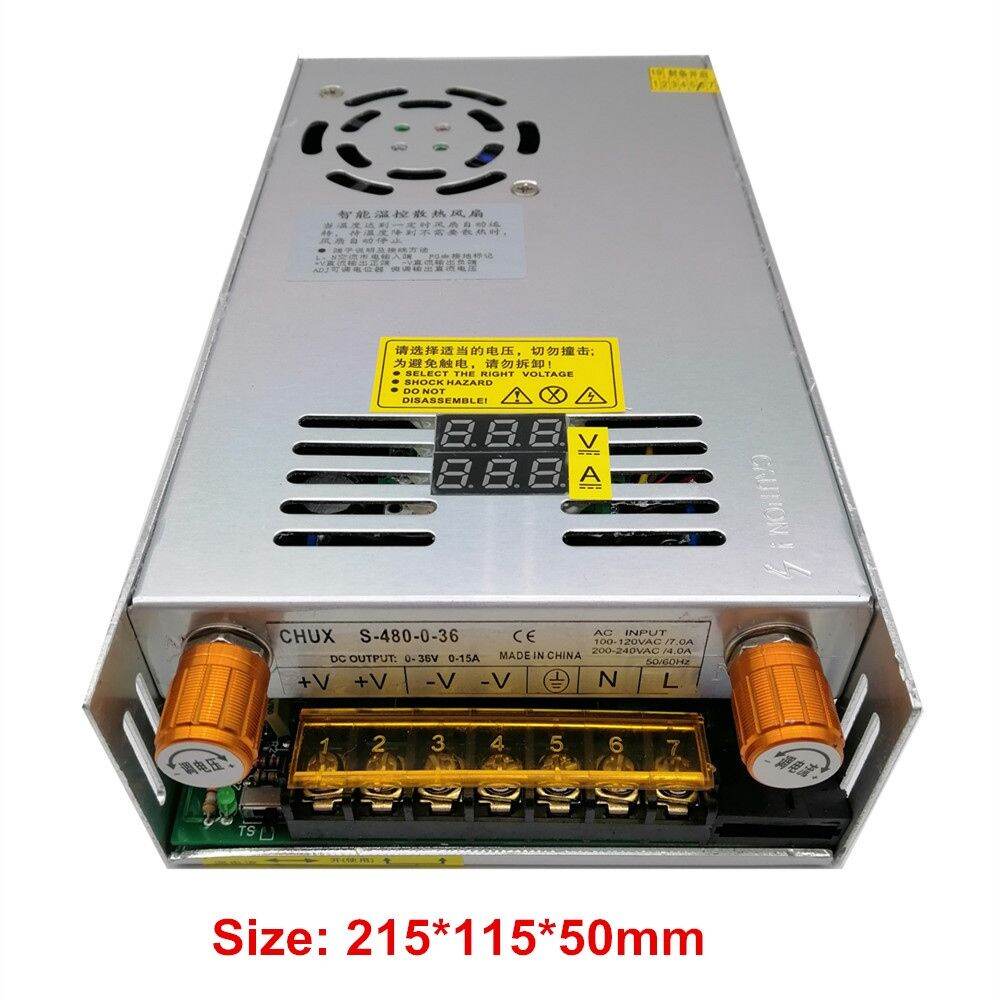 480w 500w 1000w Adjustable Switching Power Supply Digital display 5V ...