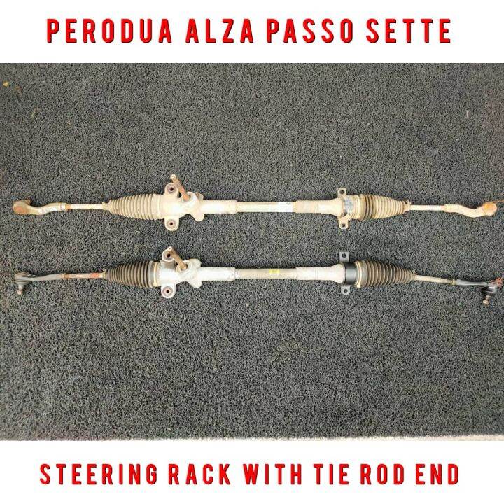 Perodua Alza Passo Sette Steering Rack ( Include Tie Rod End ) | Lazada