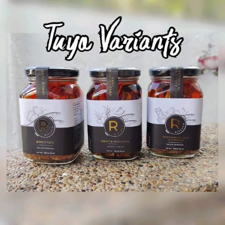 RKitchen Gourmet Food TUYO VARIANT 250g (Garlic Tuyo, Spicy Garlic Tuyo ...