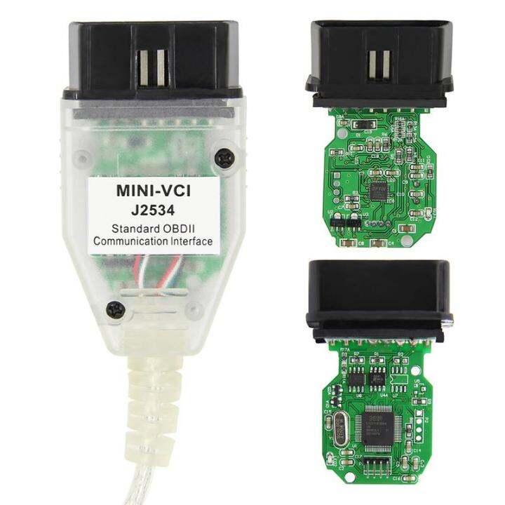 MINI VCI Single Cable for TOYOTA TIS J2534 Techstream V15.00.028 16Pin ...