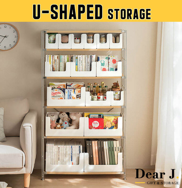 U-Shaped Stackable Storage [Dear J] | Lazada Singapore