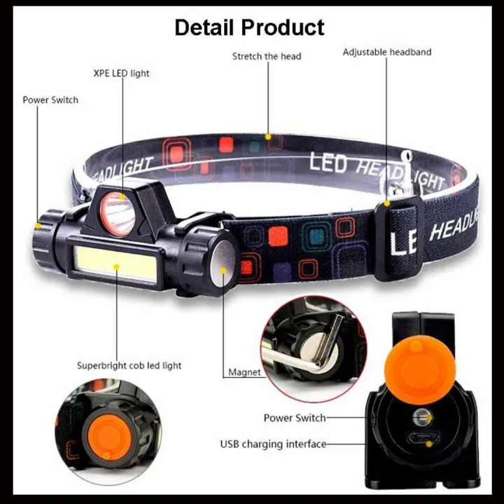 Magic Head Lamp - LED head light Magic Head Lamp headlight | Lazada ...