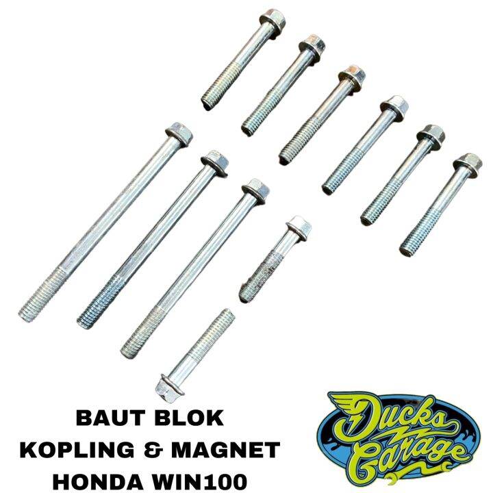 Baut Blok Kopling Dan Blok Magnet Honda Win 100 Win100 | Lazada Indonesia