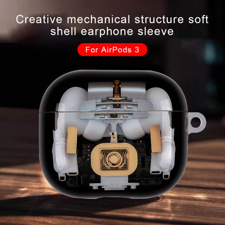 Case For Airpods 3 mechanical structure soft IMD cover For AirPods Pro ...