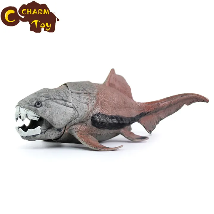 ของเล่นเสน่ห์จำลอง Dunkleosteus Oceanic ไดโนเสาร์รูปกรามเคลื่อนย้ายได้ของเล่นโมเดลไดโนเสาร์ของ ...