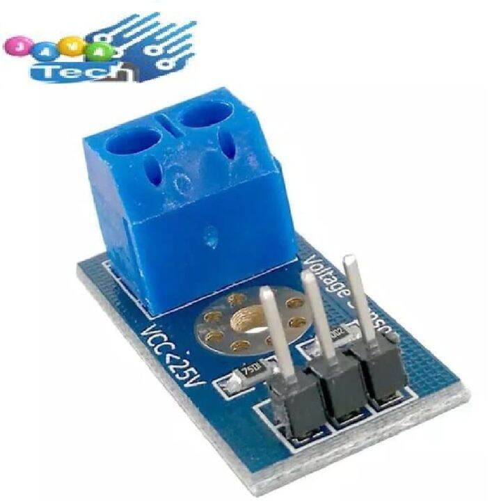 Sensor Tegangan Voltage DC 0-25v Pendeteksi Volt Arduino Raspberry Pi ...