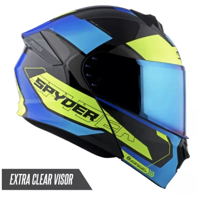 Spyder Modular Helmet with Dual Visor FORCE PD (FREE CLEAR VISOR ...
