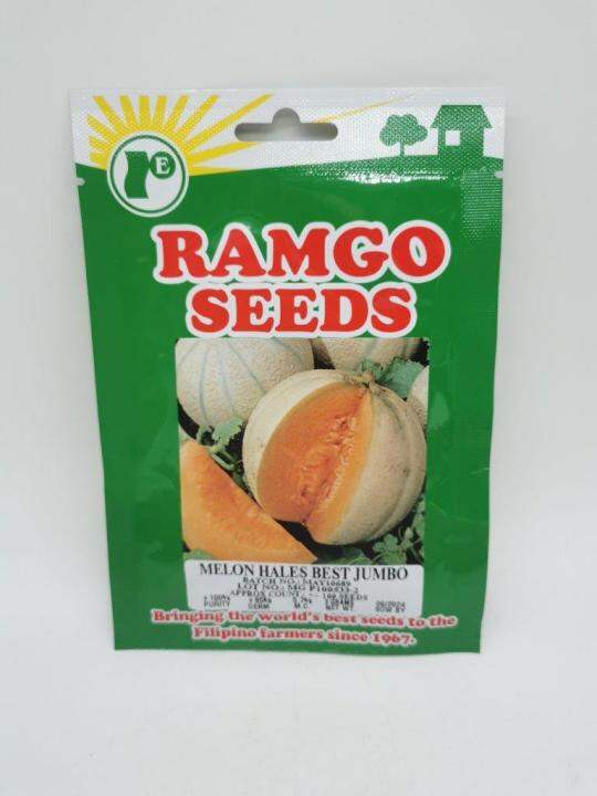 RAMGO MELON HALES BEST JUMBO SEEDS ( ORIGINAL GARDEN PACK ) | Lazada PH