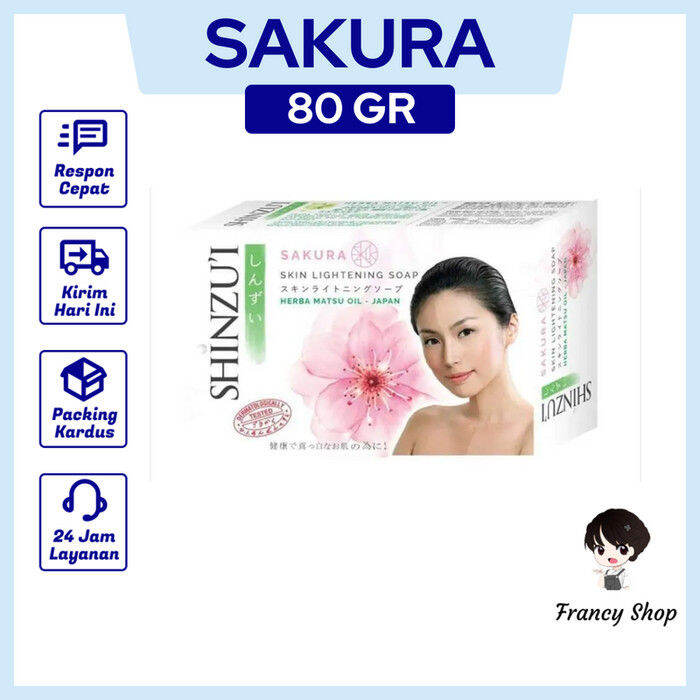 Sabun Mandi Batang Shinzui Sakura Bar Soap 80 gr | Lazada Indonesia
