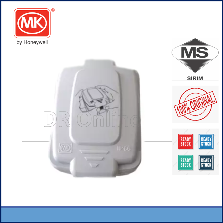 MK 13A Weatherproof Switch Socket IP66 86486 GRY (Grey) | Lazada