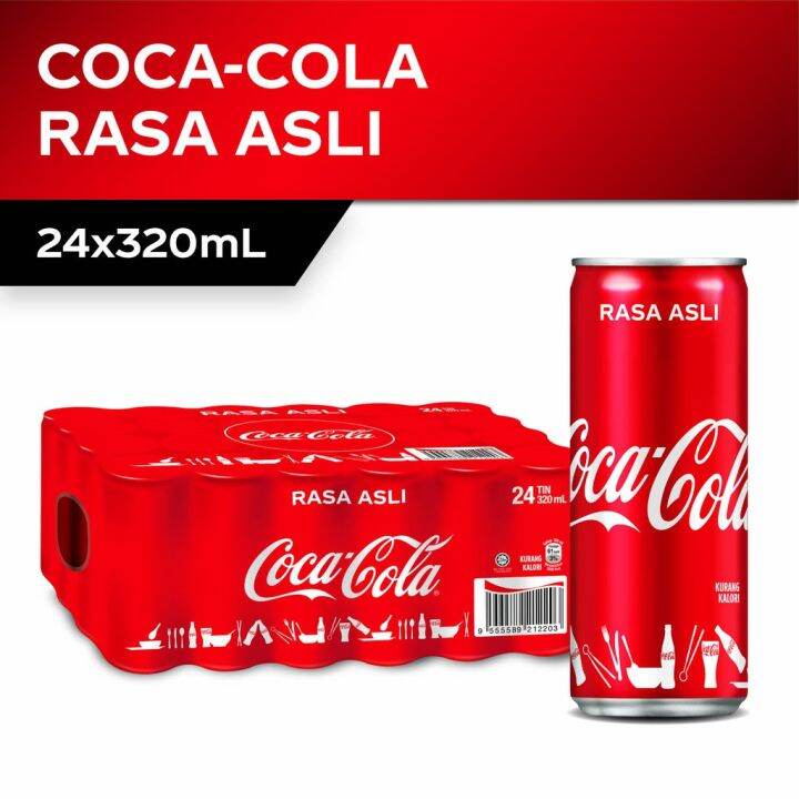 Coca-Cola Rasa Asli 1 carton (24 X 320ml) | Lazada