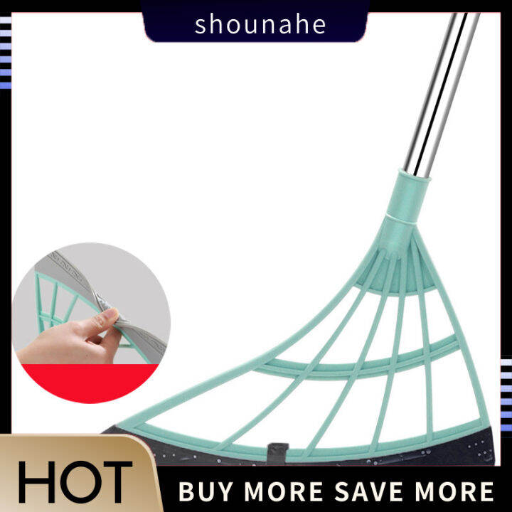 shounahe💕 huayou Magic Wiper Broom Wipe Squeeze Silicone Mop for Wash ...