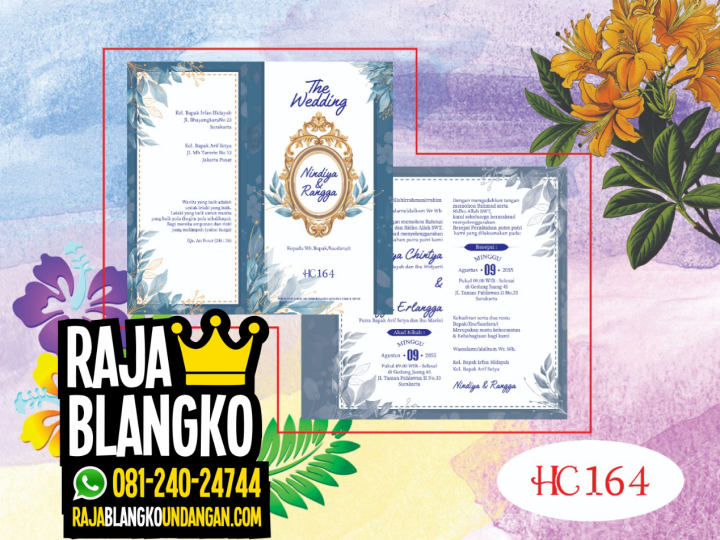 BLANGKO UNDANGAN HC 164 | RAJA UNDANGAN | Lazada Indonesia