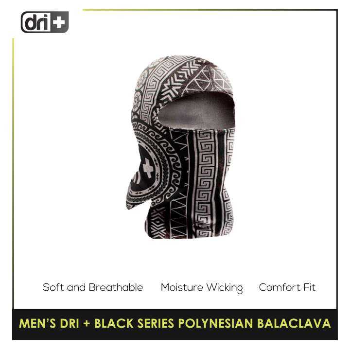 Dri Plus Men's Black Series Washable Multi-Functional Moisture Wicking ...