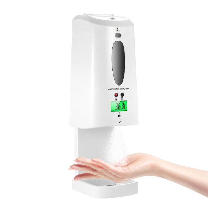 2 in 1 Automatic Non-contact Temperature Measuring Soap Dispenser with ...