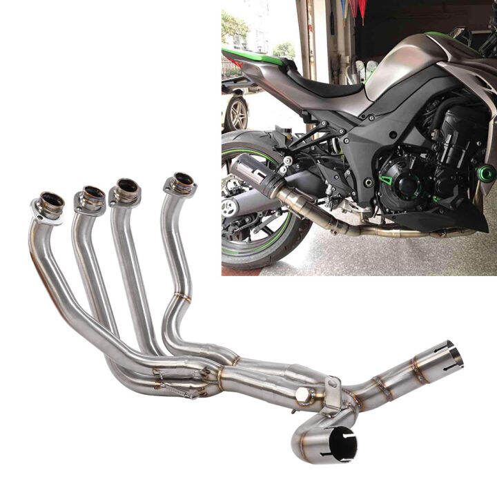 ท่อไอเสียแต่งรถมอเตอร์ไซค์ Front Pipe Link Connect สำหรับ Z1000 2010 ...