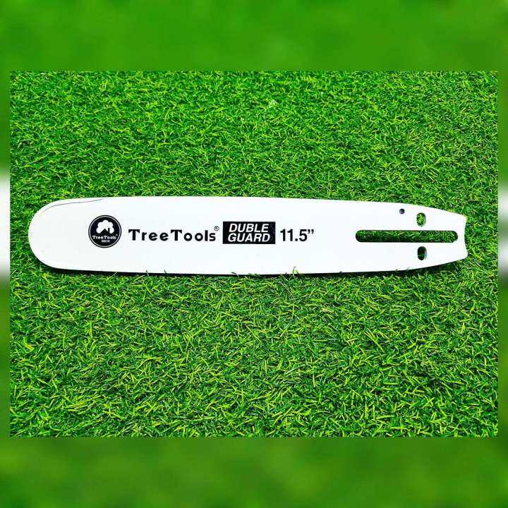 🇹🇭 TREETOOLS 🇹🇭 บาร์เลื่อยยนต์ รุ่น 11.5 นิ้ว (เฉพาะ บาร์) DUBLE GUARD ใช้กับ เลื่อยยนต์ ยี่ห้อ ...