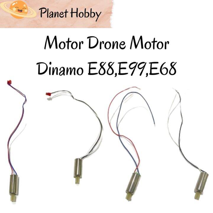 Motor Dinamo Drone E58 E88 E99 E68 Cw Dan E68 Ccw Dll Lazada