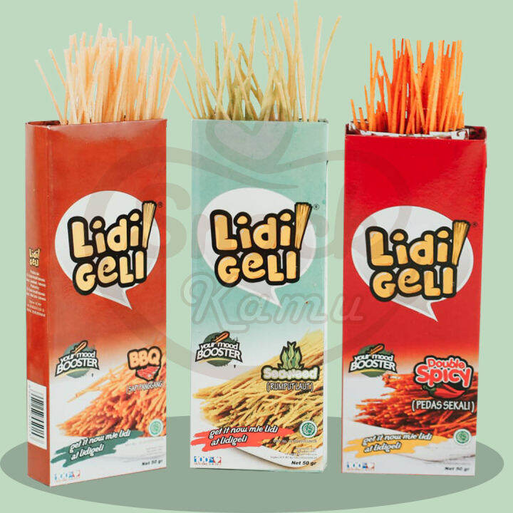 MIE LIDI | LIDI GELI | JAJANAN MIE | SNACK MIE | CEMILAN PEDAS | Lazada ...
