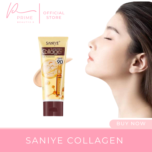 AURTHENTIC AND VERY EFFECTIVE SANIYE Sunscreen Collagen SPF90+ PA+++ Sunblock Face Cream ...