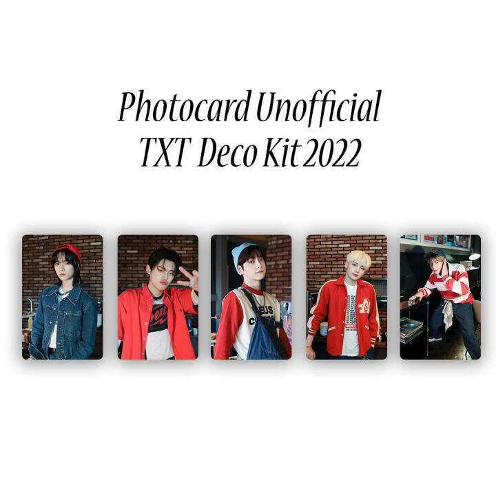 photocard tomorrow x together deco kit 2022 / pc txt unofficial / hueningkai soobin yeonjun ...