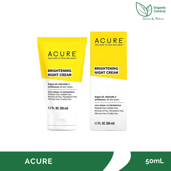 Acure Brightening Night Cream 50mL | Lazada PH