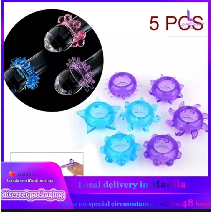 5pcs mix design rambutan silicon ring (elastic)new version 2021 ...