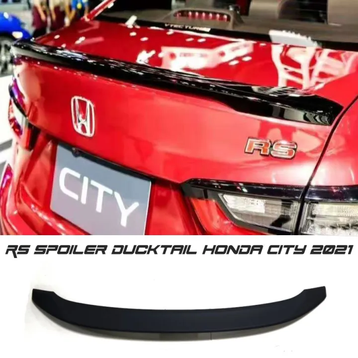 WY-020 2020-2021 HONDA CITY RS STYLE SPOILER GN 2021 Ducktail Spoiler Rs Matte Black | Lazada PH