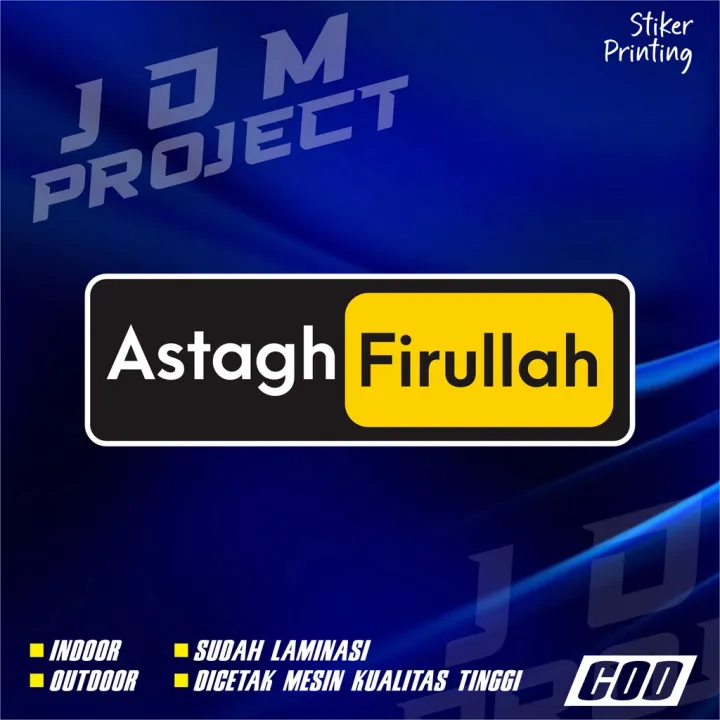 sticker printing ASTAGHFIRULLAH (COD) | Lazada Indonesia